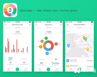 【UI设计】APP数据图表设计的类型和制作方法_cgwang_绘学霸